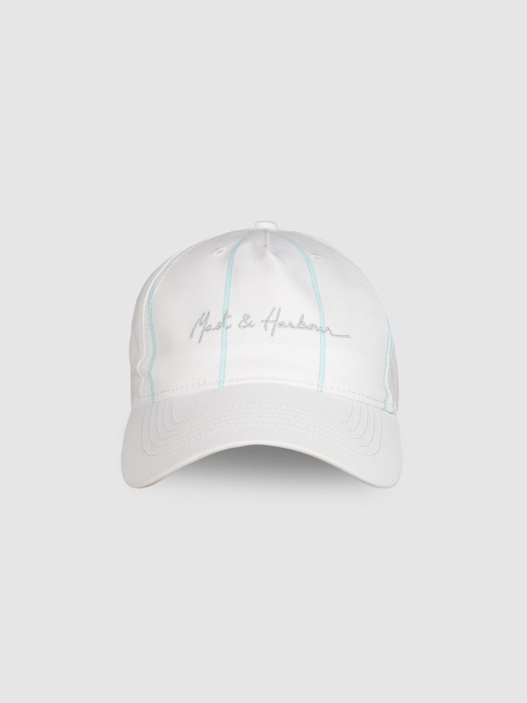 Buy Mast & Harbour Unisex White Embroidered Baseball Cap - Caps for ...
