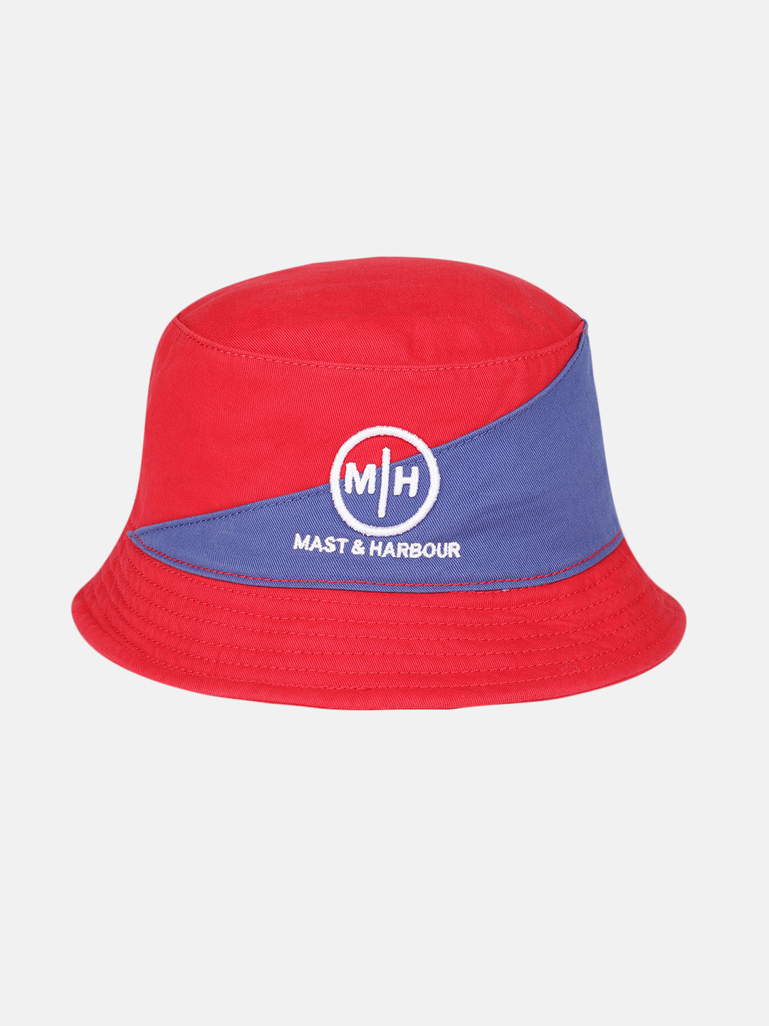 Buy Mast & Harbour Colourblocked Bucket Hat With Embroidered Detail ...