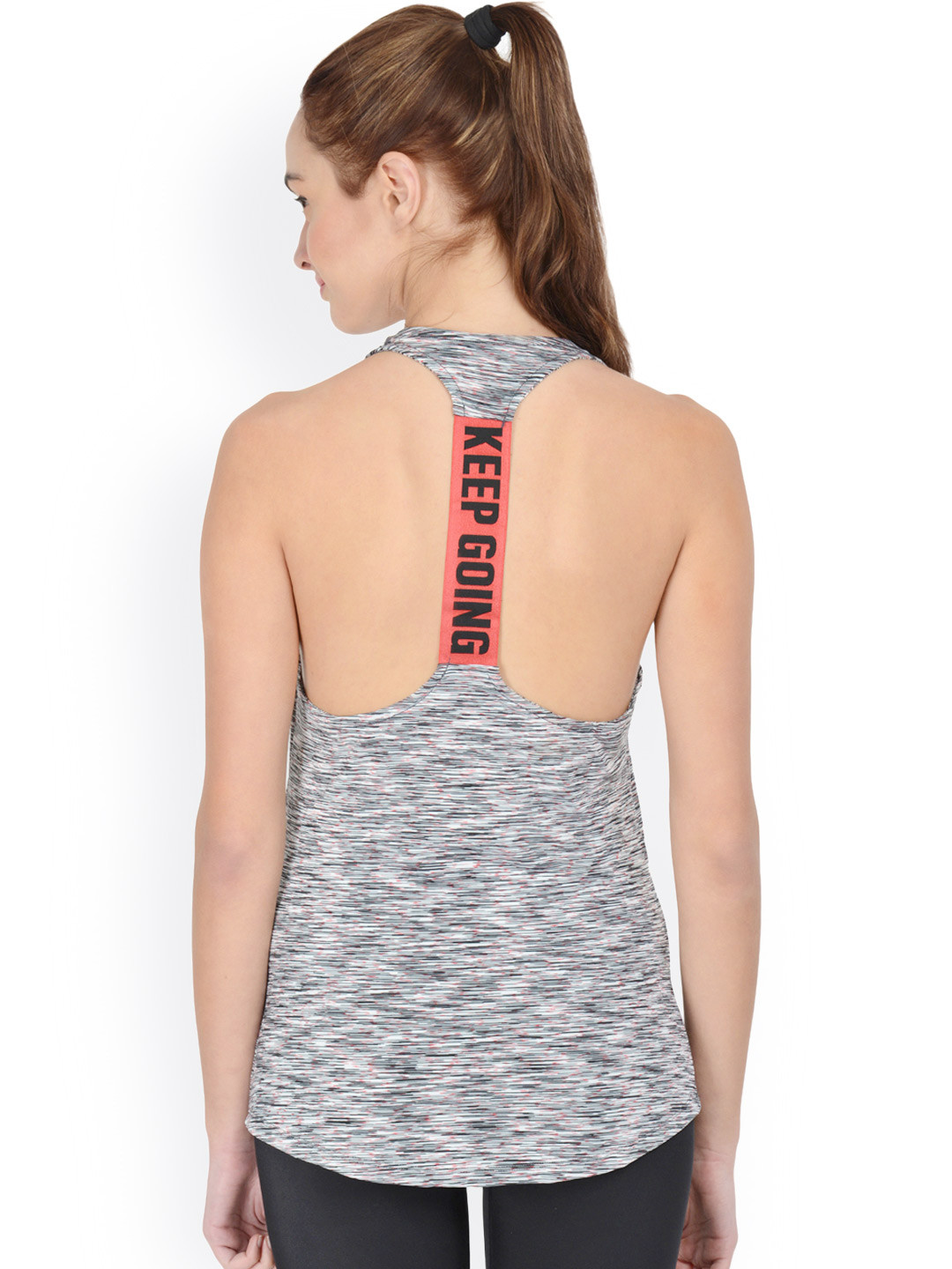 Buy Da Intimo Grey Activewear Tank Top - Tops for Women 1724079 | Myntra