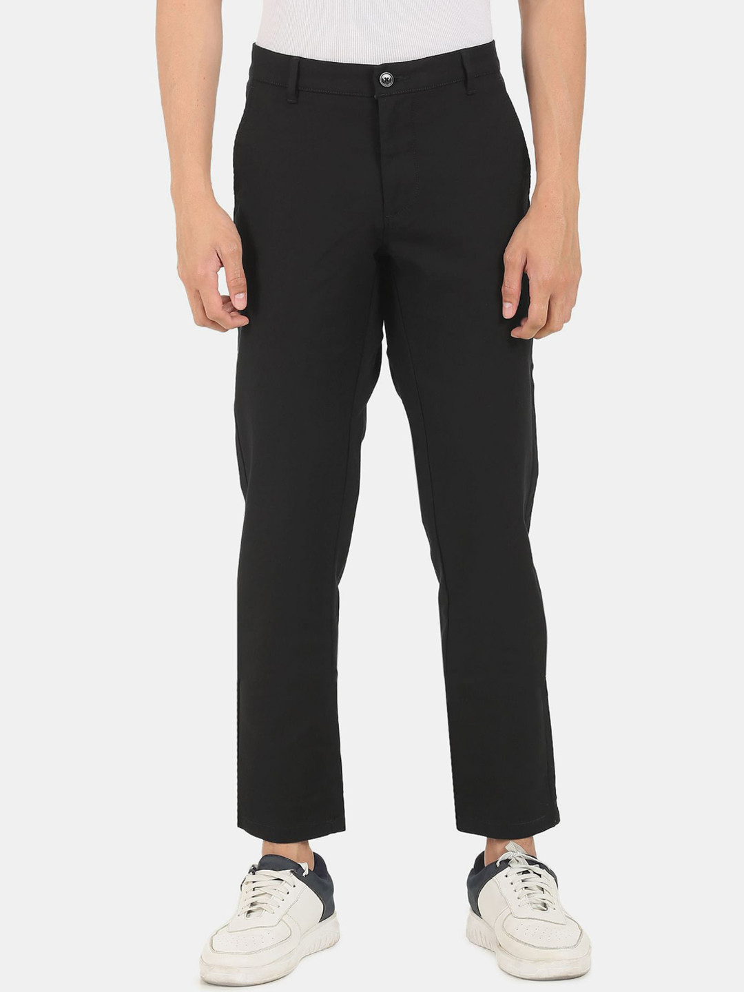 Buy Arrow Men Black Trousers - Trousers for Men 17242834 | Myntra