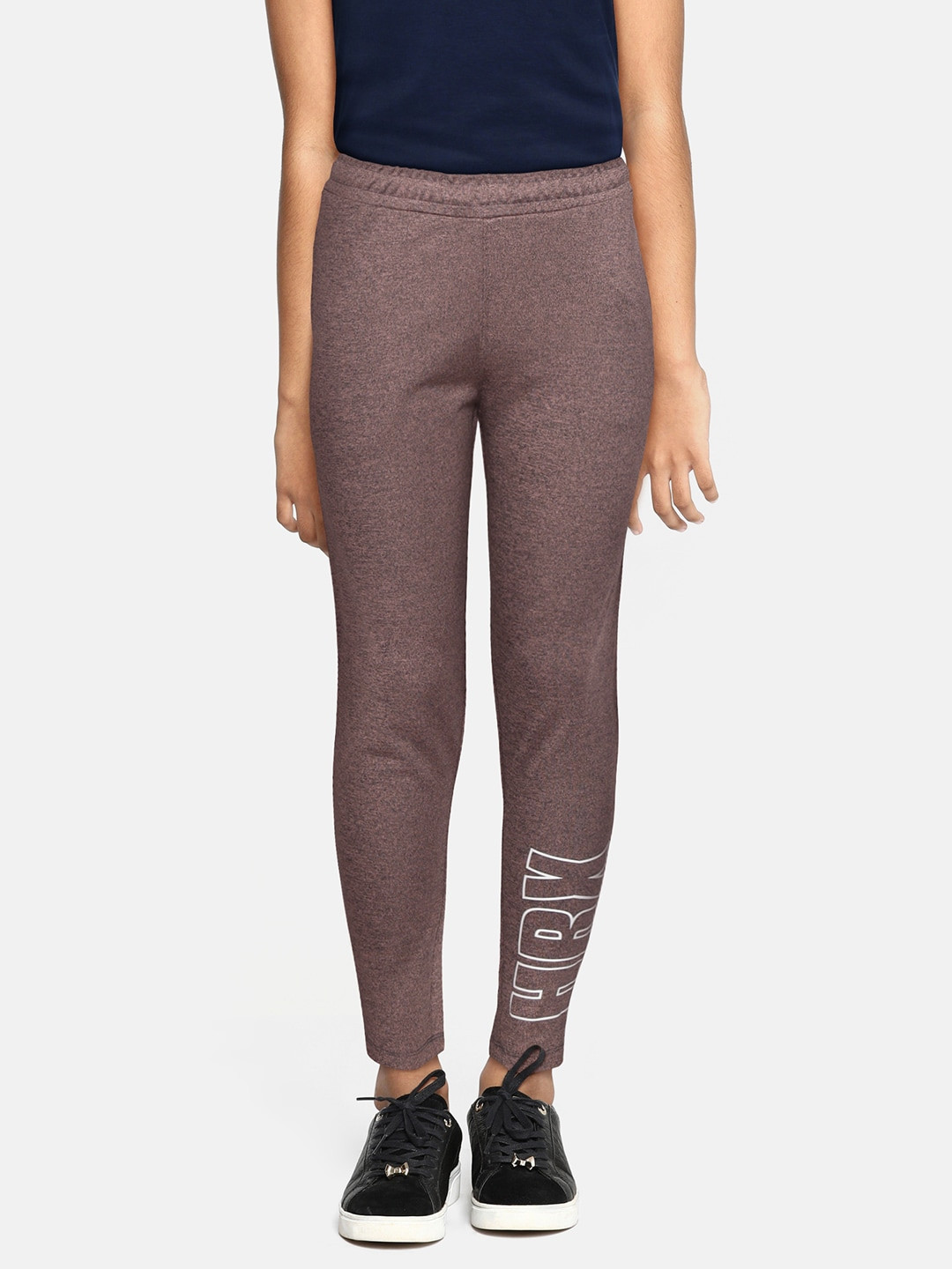 Buy HRX By Hrithik Roshan Running U 17 Girls Pink Mel Rapid Dry Brand ...