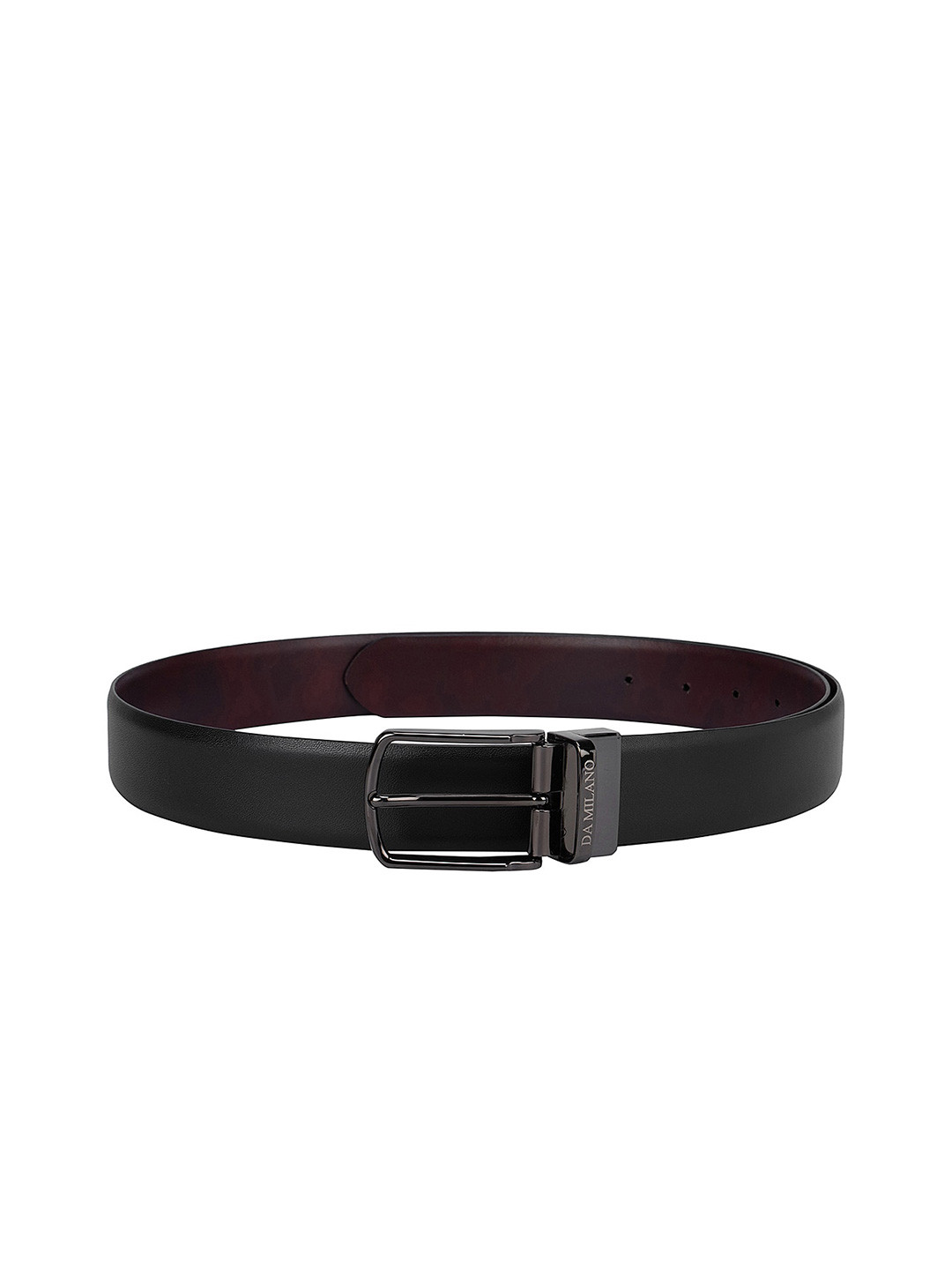 Buy Da Milano Men Black Leather Belt - Belts for Men 17259270 | Myntra