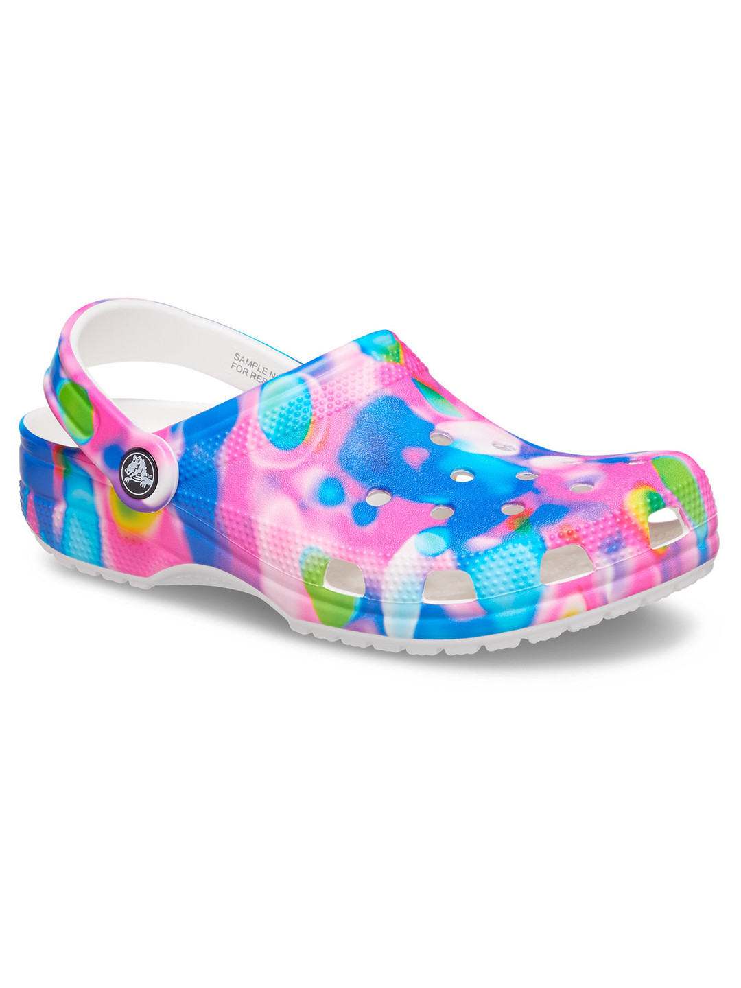 Buy Crocs Women Pink & White Printed Croslite Clogs - Flip Flops for ...