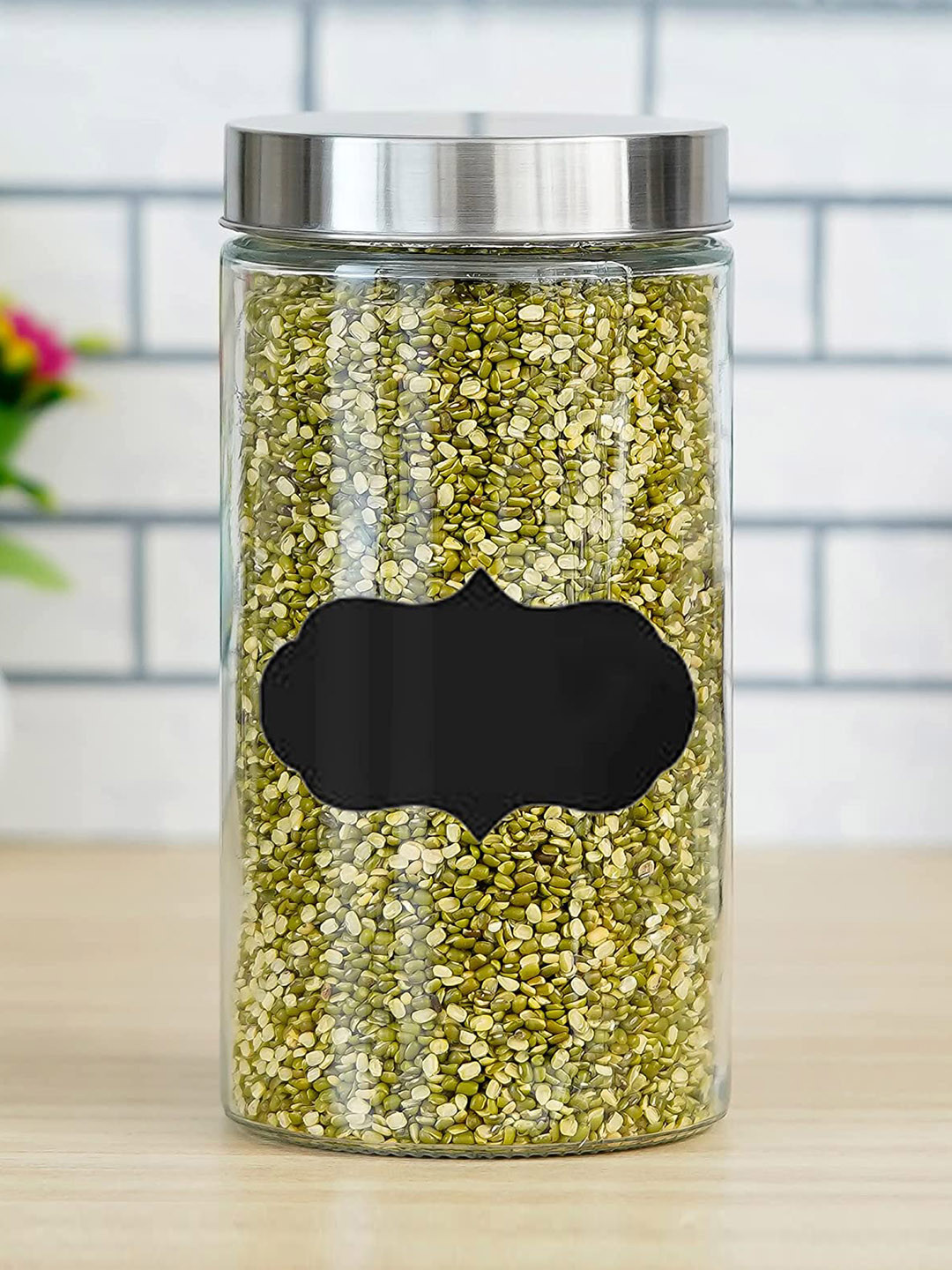 Buy Femora Set Of 4 Transparent Solid Cylinder Storage Container ...