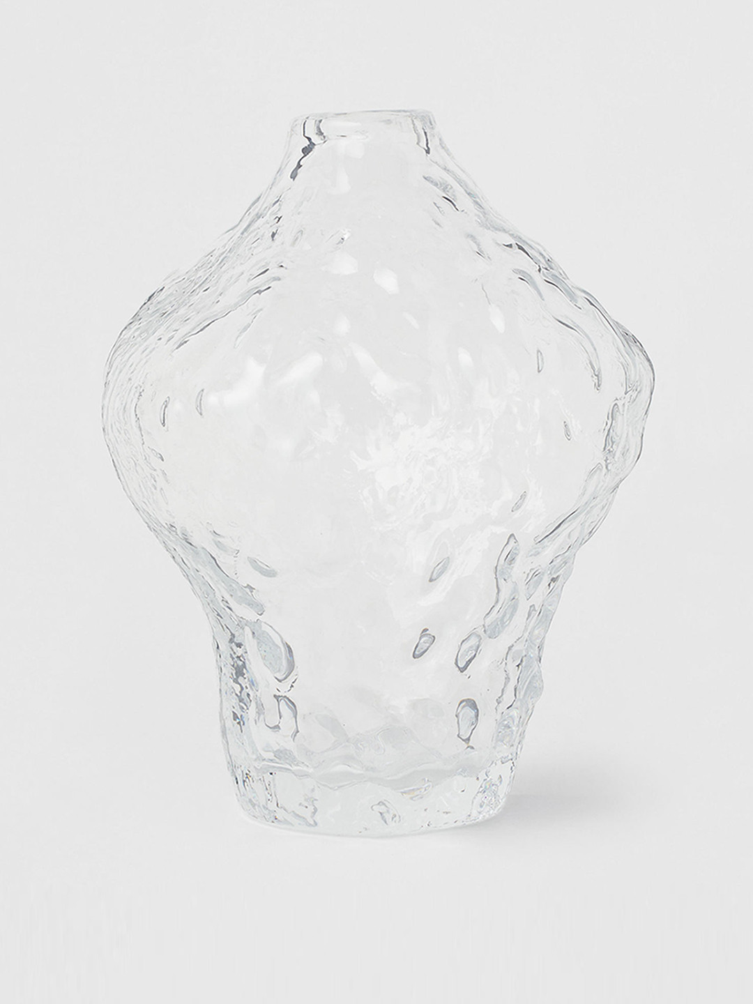 Buy H&M Transparent Textured Glass Vase - Vases for Unisex 17272712 ...