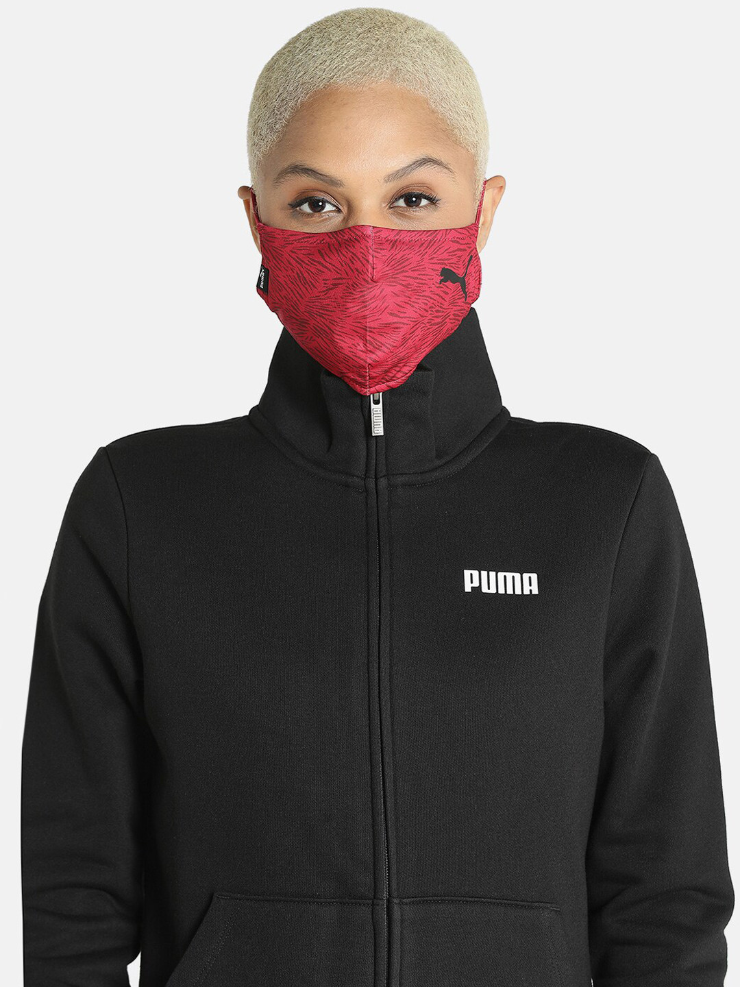 Buy Puma Unisex Red Training Face Mask - Outdoor Masks for Unisex ...