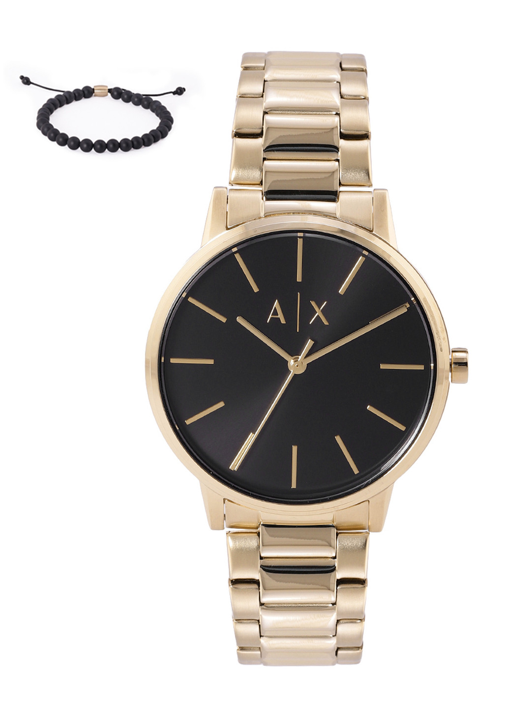 Buy Armani Exchange Men Black Cayde Analogue Watch AX7119 - Watches for ...