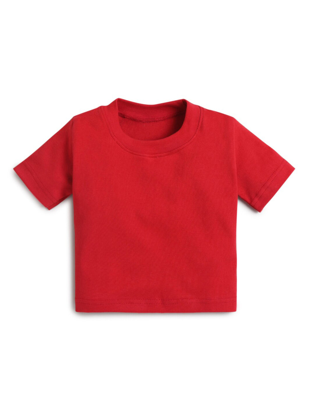 Buy Hopscotch Girls Red Solid T Shirt - Tshirts for Girls 17294188 | Myntra