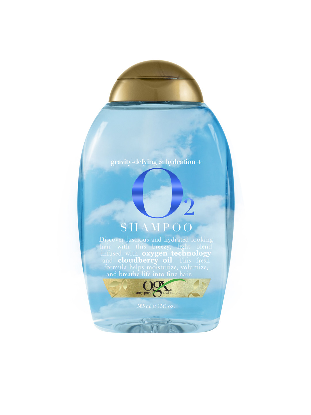 Buy OGX Unisex Gravity Defying & Hydration O2 Shampoo 385 Ml - Shampoo ...