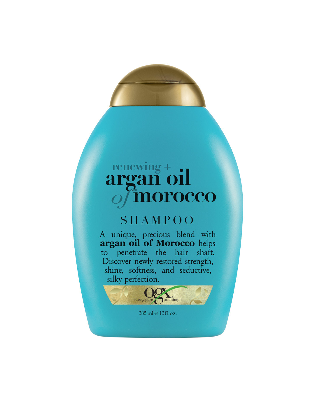 Buy OGX Blue Moroccan Argan Oil Shampoo 385 Ml - Shampoo for Unisex ...