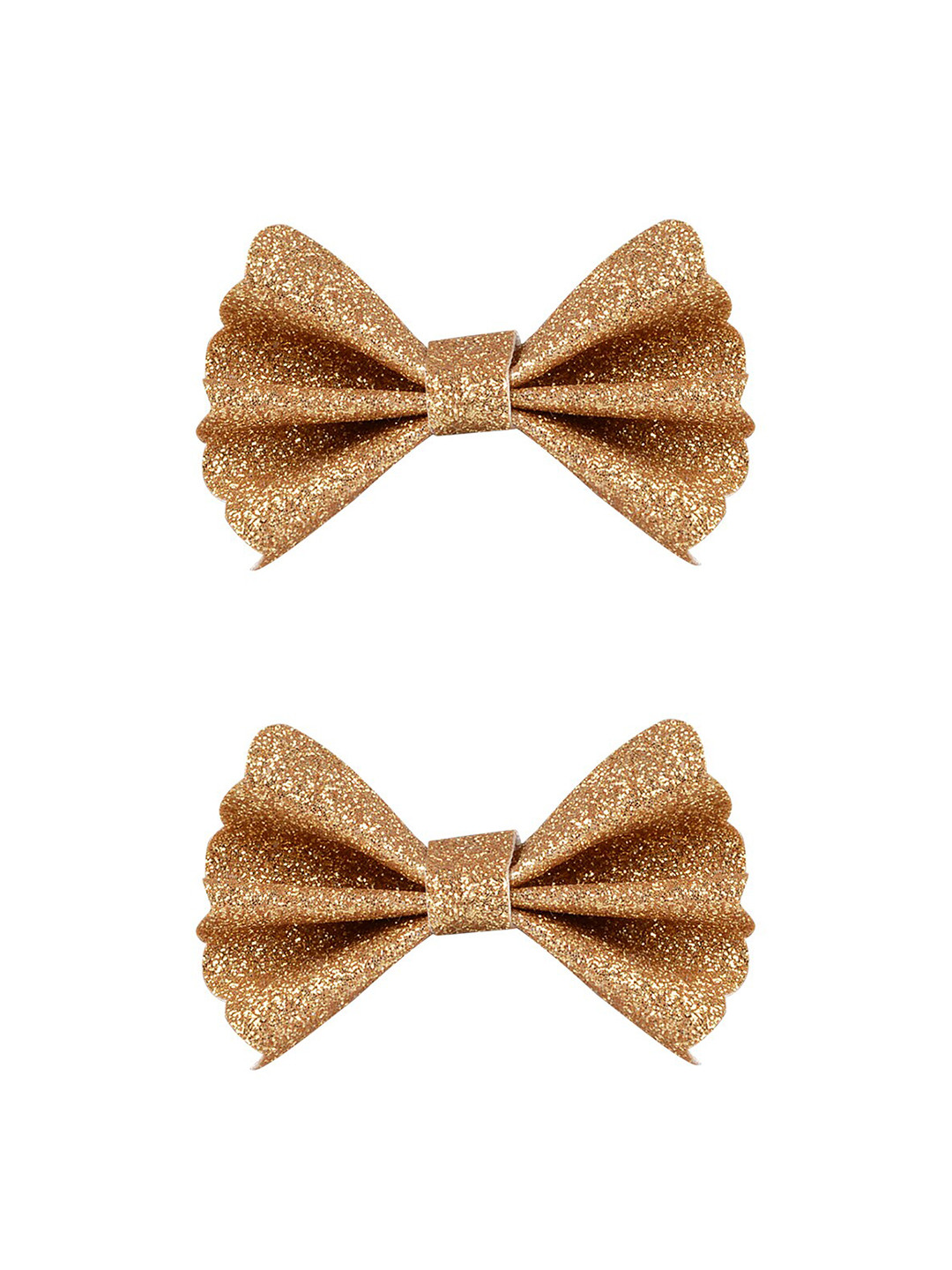 Buy Aye Candy Girls Gold Toned Set Of 2 Glittery Alligator Hair Clip ...