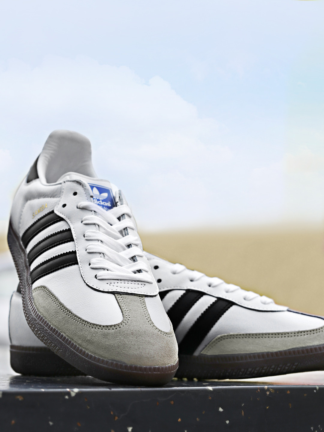 Buy ADIDAS Originals Men White SAMBA OG Leather Sneakers - Casual Shoes ...