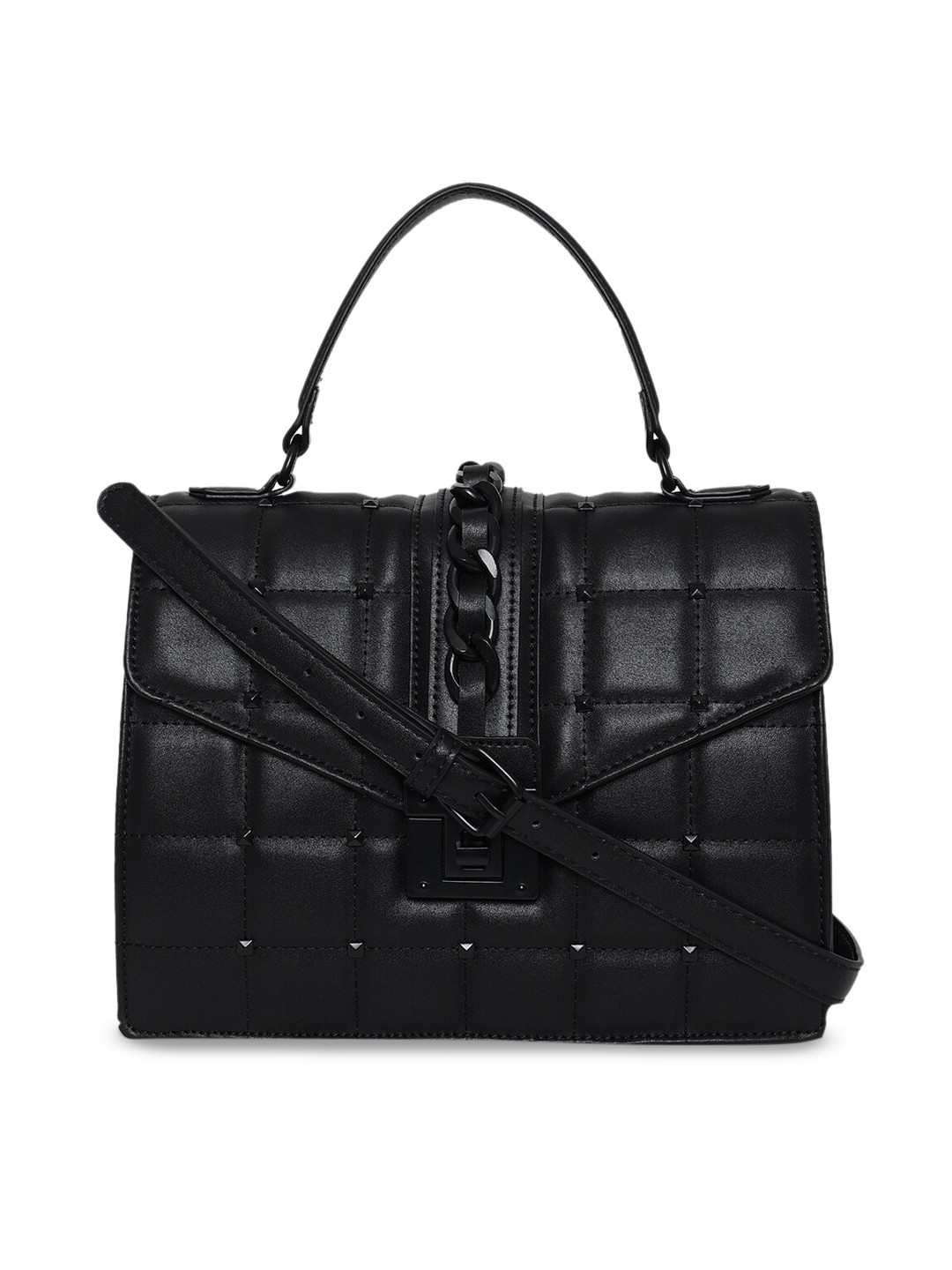 Buy ALDO Black Structured Handheld Bag - Handbags for Women 17315246 ...
