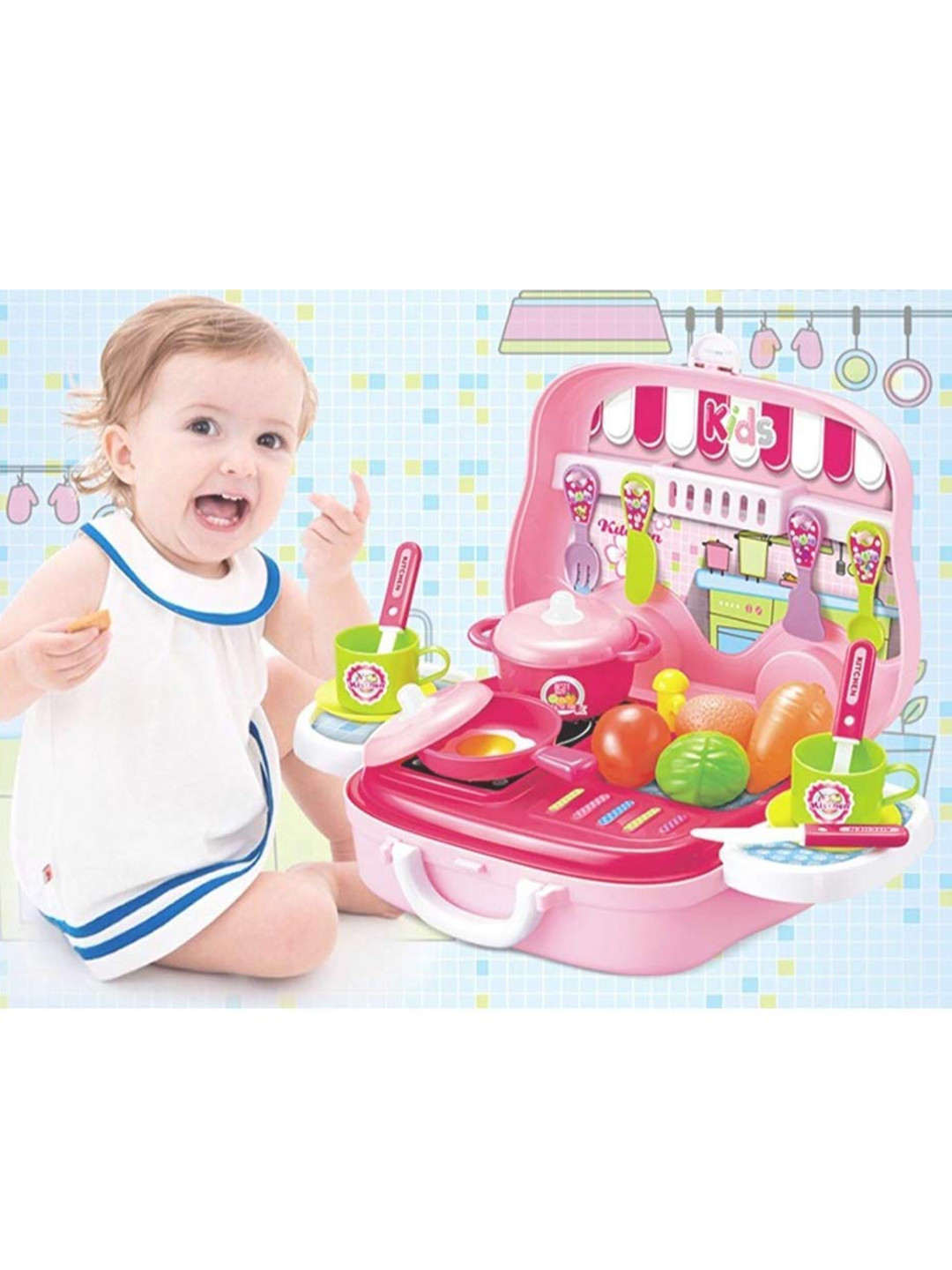 Buy Sasimo Kids Pink Role Play Fashion Set - Learning And Development Toys for Unisex Kids ...