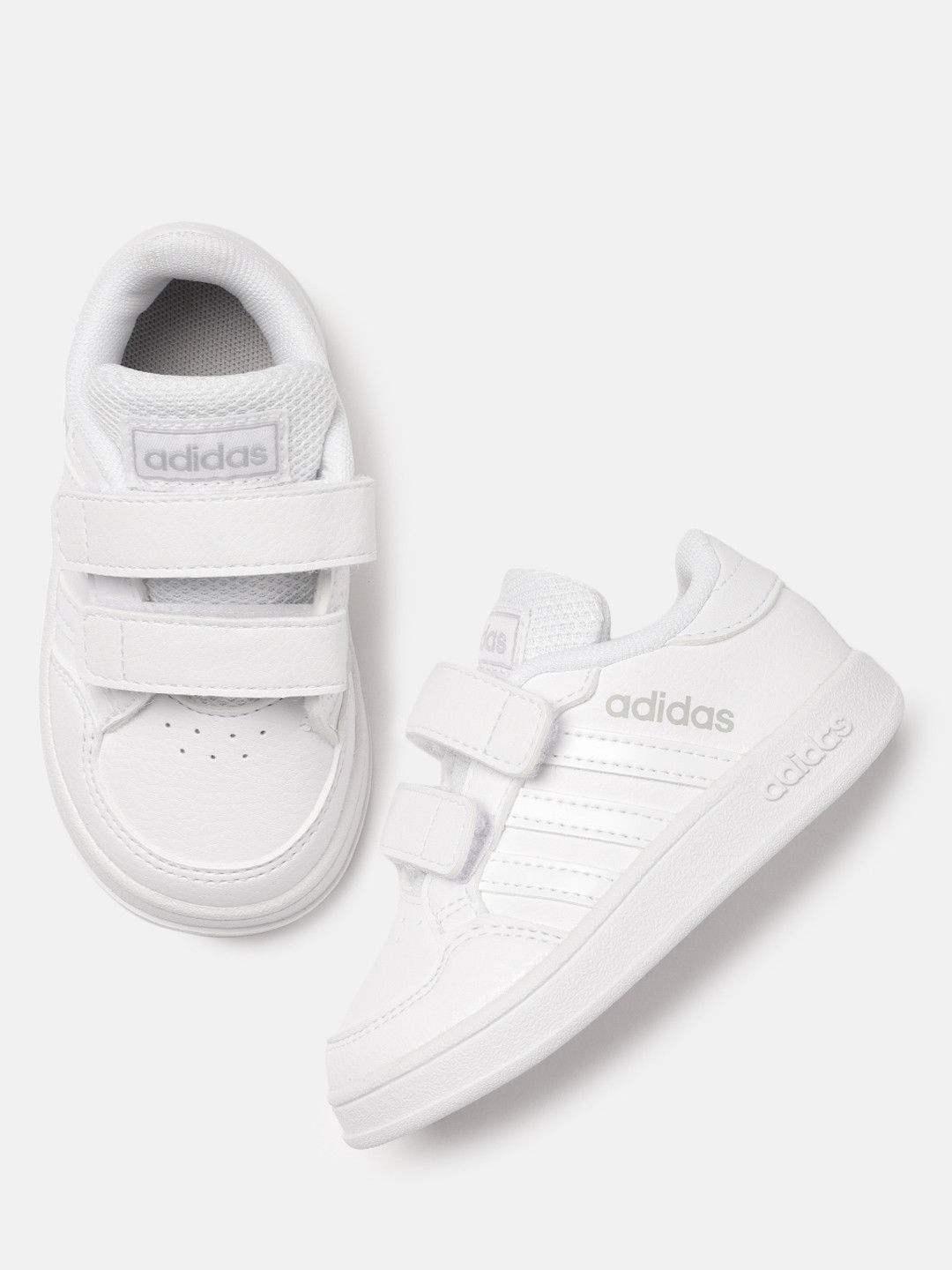 Buy ADIDAS Kids White Breaknet Sneakers - Casual Shoes for Unisex Kids ...