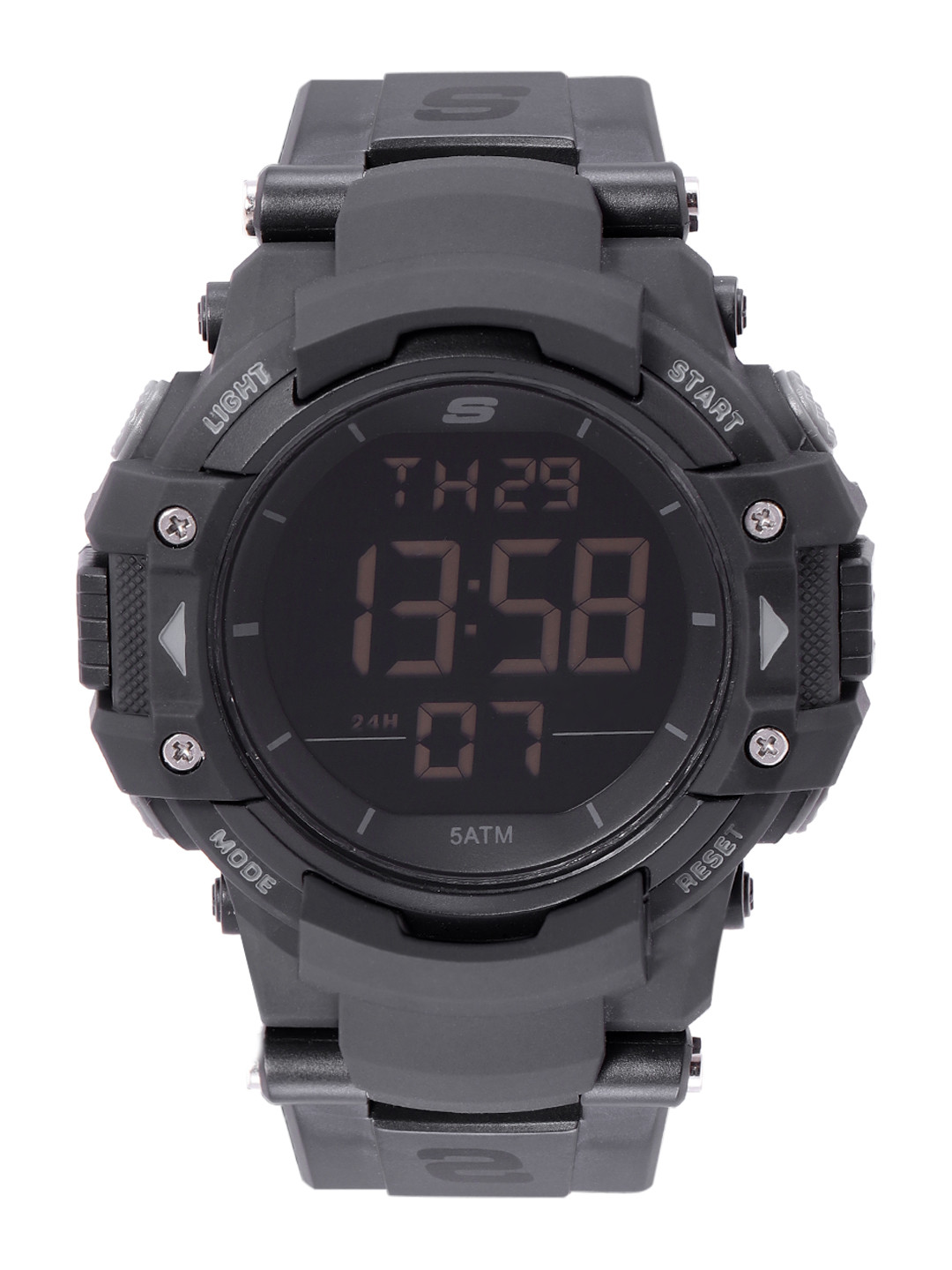 Buy Skechers Men Black Dial & Straps The Keats Digital Watch SR1037 ...