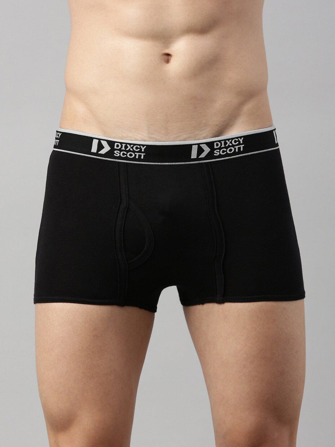 Buy DIXCY SCOTT Men Black Solid Snug Fit Trunks DSO SWISH TRUNK P1 ...
