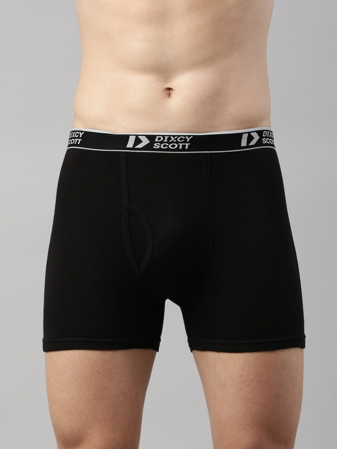 Buy DIXCY SCOTT Men Black Solid Pure Cotton Trunk - Trunk for Men ...