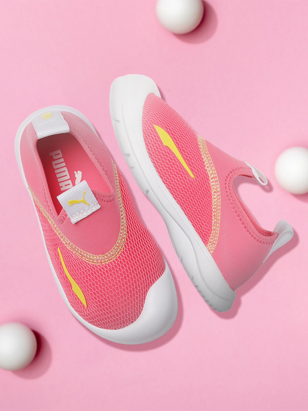 Buy Puma Unisex Kids Pink Shoe Style Sandals - Sandals for Unisex Kids ...