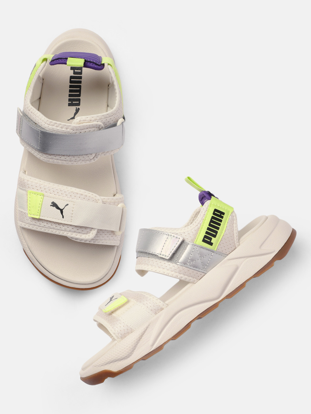 Buy Puma Unisex Off White RS Sports Sandal - Sandals for Unisex ...