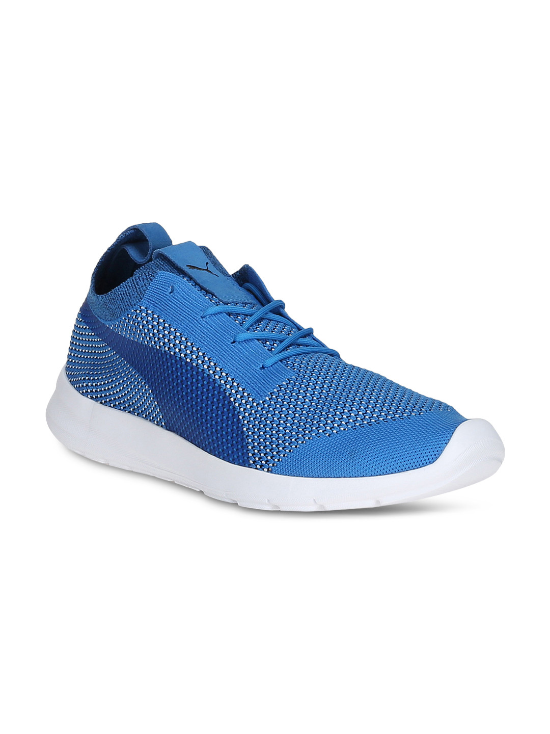 Buy PUMA Men Blue Duplex EvoKNIT Sneakers - Casual Shoes for Men ...