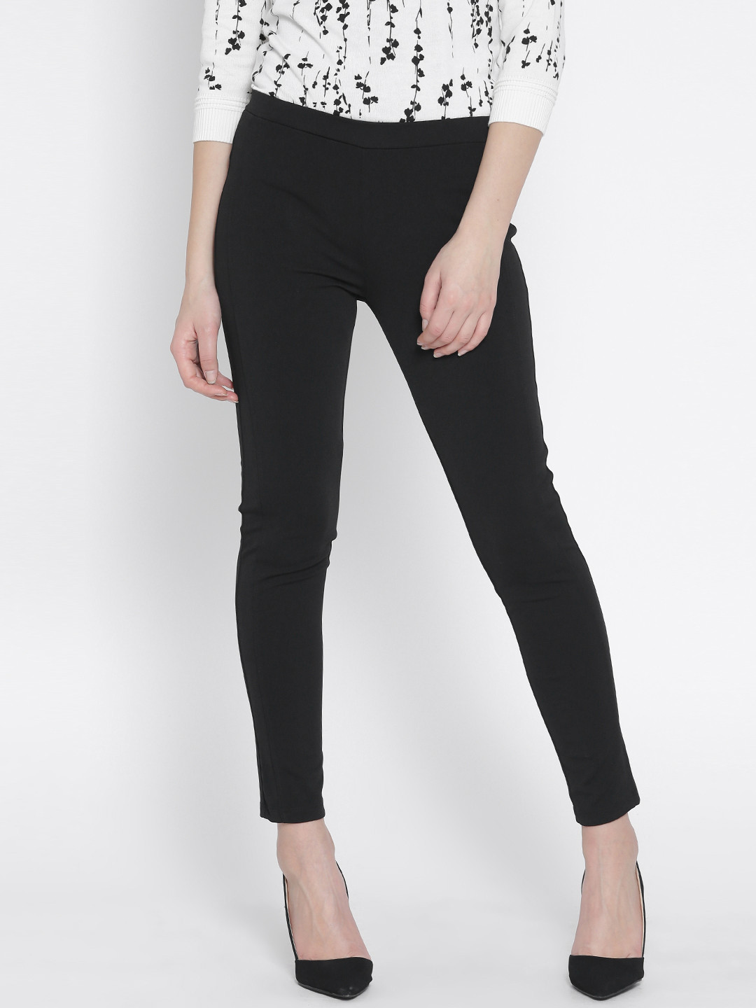 Buy United Colors Of Benetton Black Treggings - Jeggings for Women ...