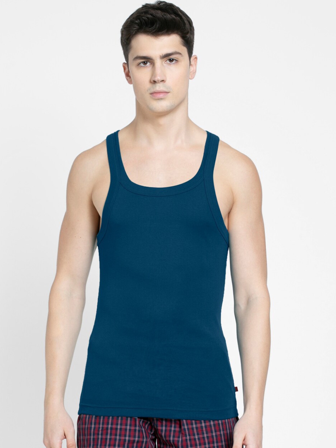 Buy Jockey Men Super Combed Cotton Gym Vest Us26 Innerwear Vests For Men 17379684 Myntra