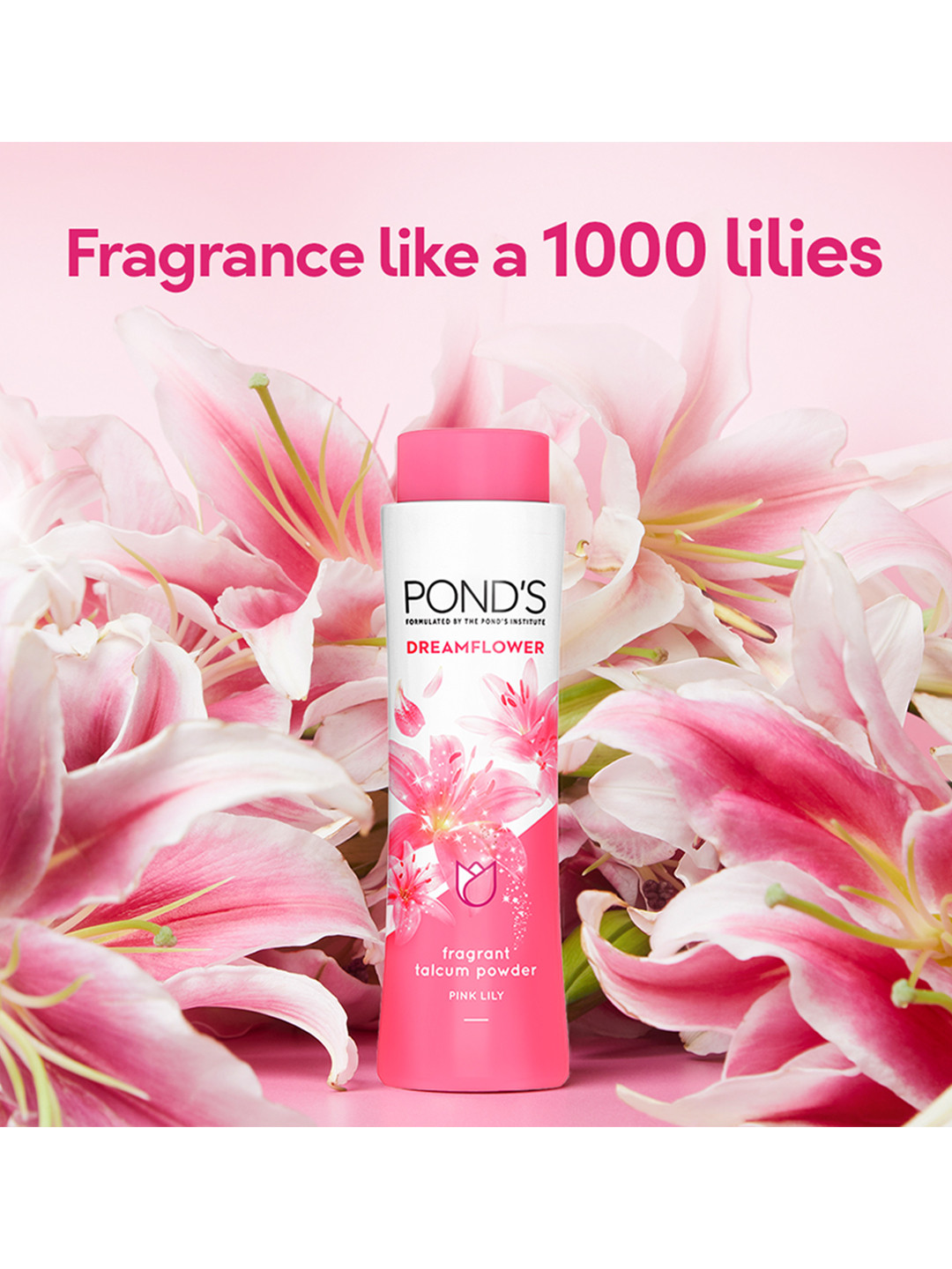 Buy Ponds Dreamflower Pink Lily Fragrant Talc With Vitamin B3 200g ...