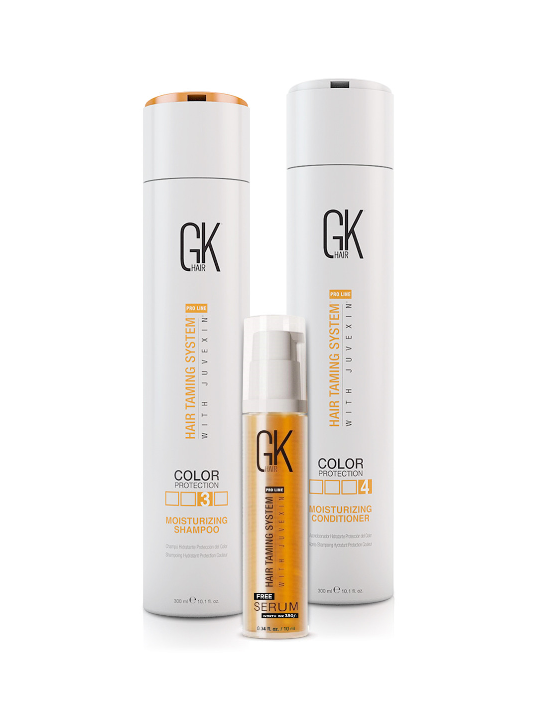 Buy GK Hair Set Of Hair Taming System Pro Line Global Keratin Shampoo ...