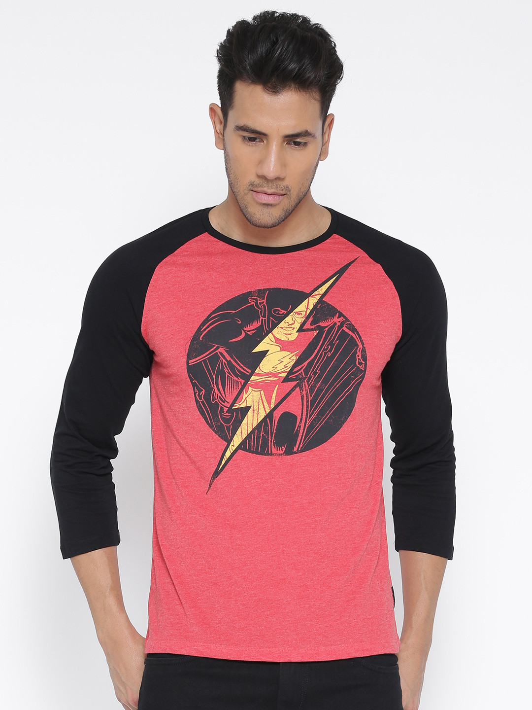 Buy DC Comics Featured Red Tshirt For Men - Tshirts for Men 1739880 ...