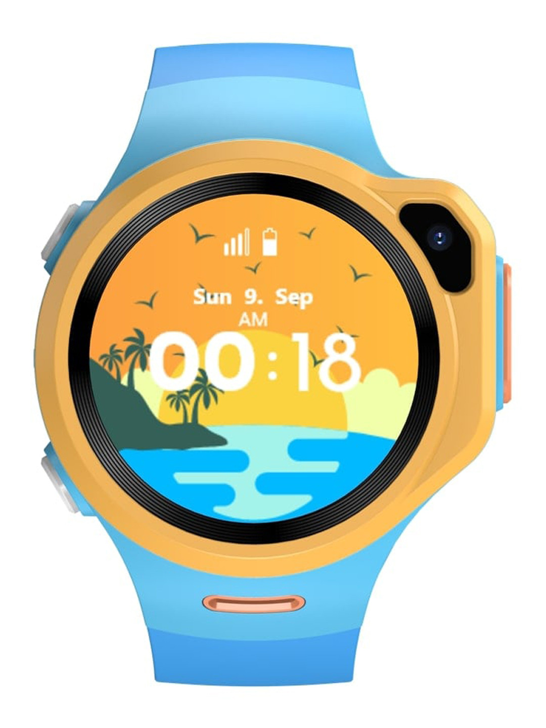 Buy WatchOut Wearables Kids Blue Solid Next Gen Kids Smartwatch - Smart ...