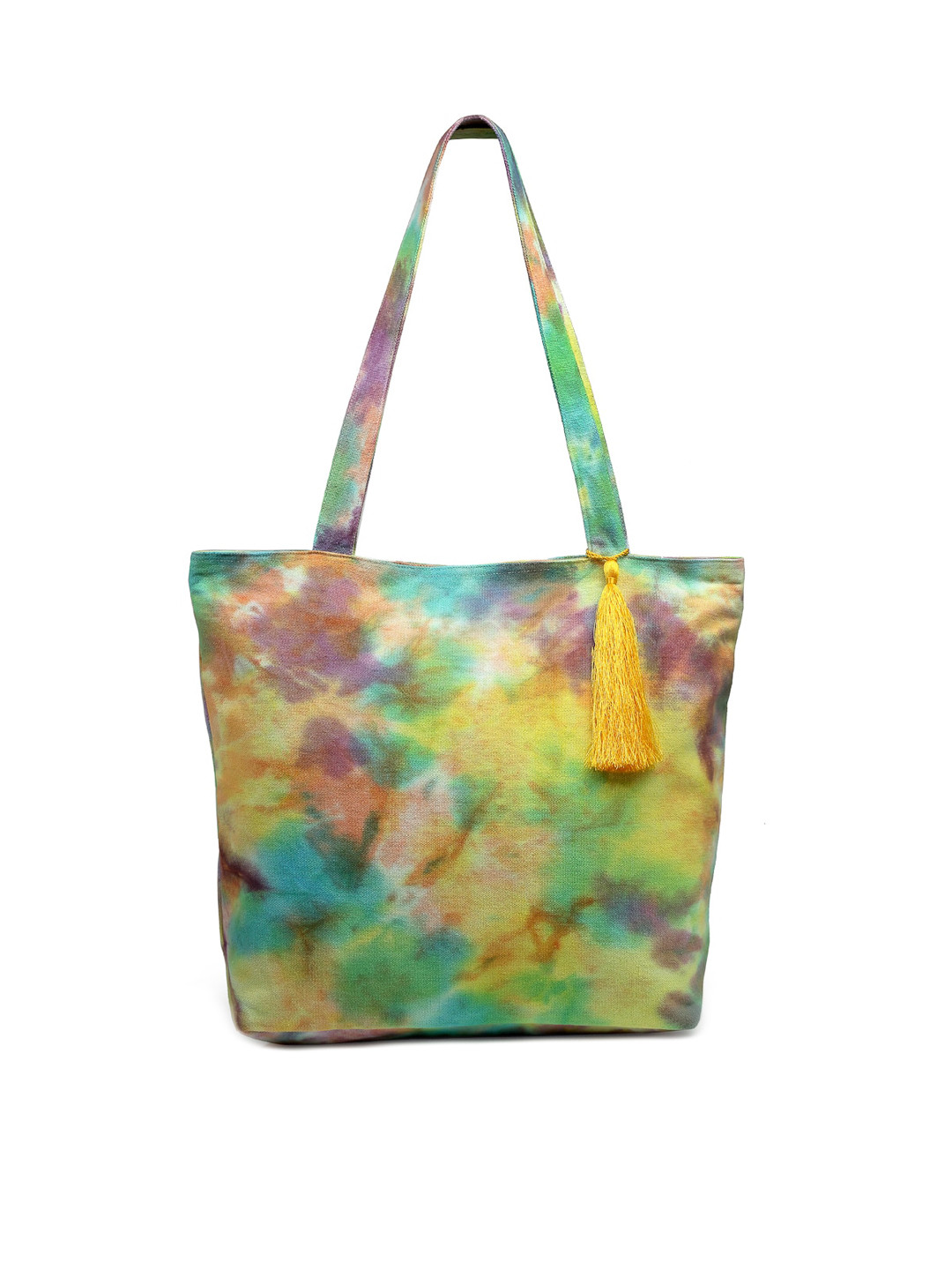 Buy J Style Multicoloured Printed Shopper Tote Bag - Handbags for Women ...