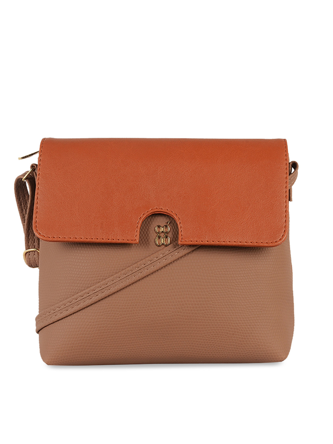 Buy Baggit Beige Structured Sling Bag - Handbags for Women 17433004 ...