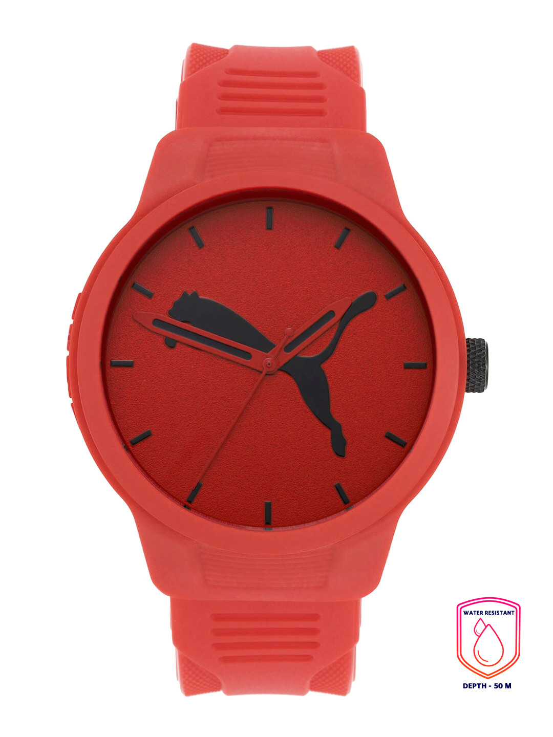 Buy Puma Men Red Dial & Red Straps PUMA Reset V2 Analogue Watch P5003 ...