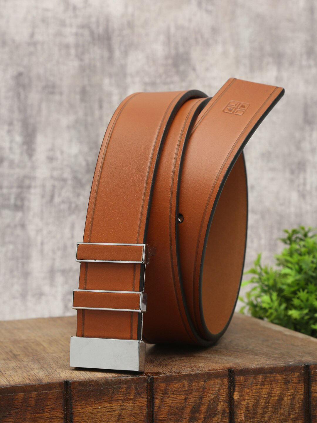 Buy Carlton London Men Tan Brown Leather Belt - Belts for Men 17485284 ...