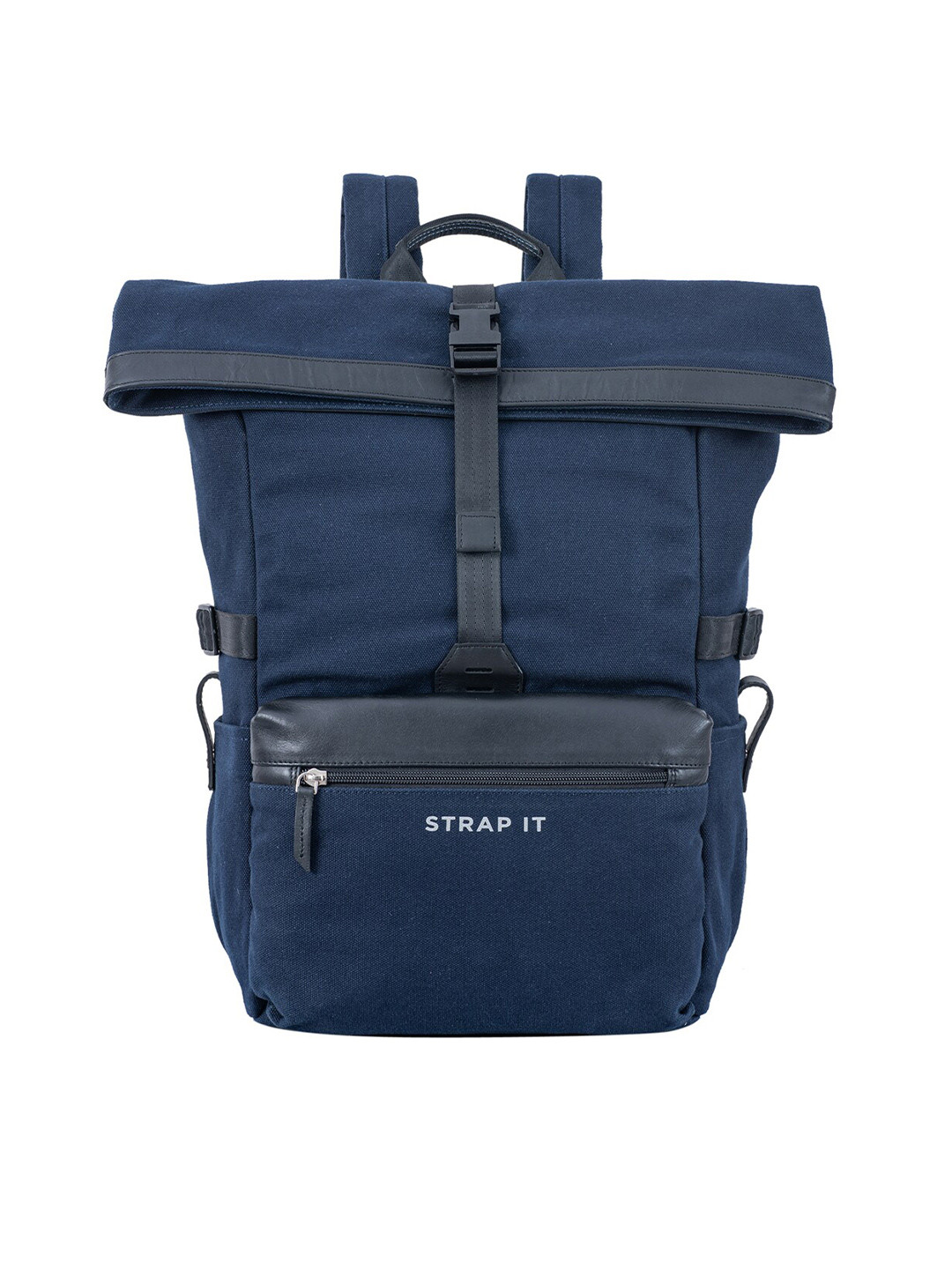 Buy STRAP IT Unisex Blue Durabase Backpack With Shoe Pocket - Backpacks ...