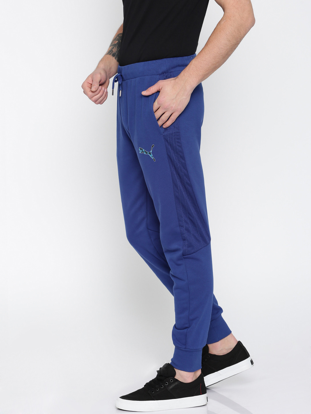 Buy Puma Blue Formstripe Soccer Cl Track Pants - Track Pants for Men ...