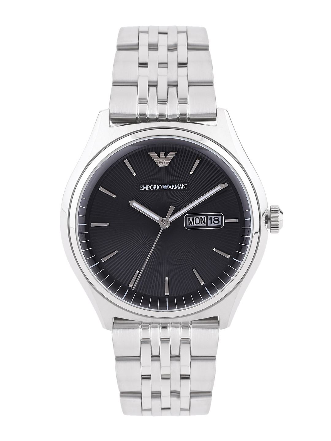 Buy Emporio Armani Men Black Dial Watch AR1977 - Watches for Men ...