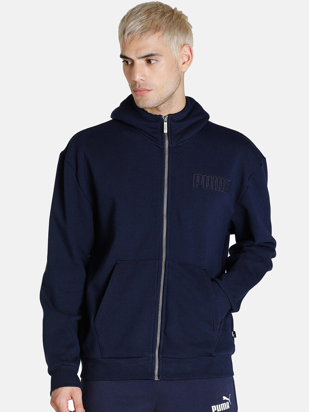 Buy Puma Men Blue Modern Basics Tailored Jacket - Jackets for Men ...