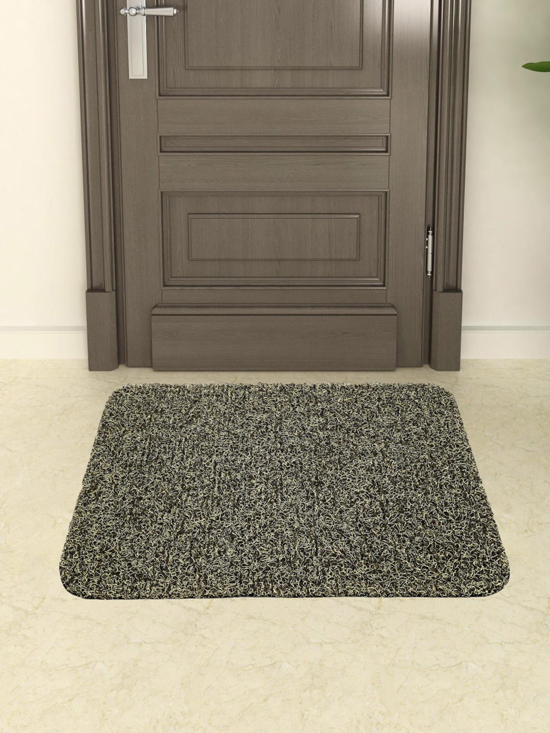 Buy Home Centre Brown Textured Anti Skid PVC Doormat - Doormats for ...