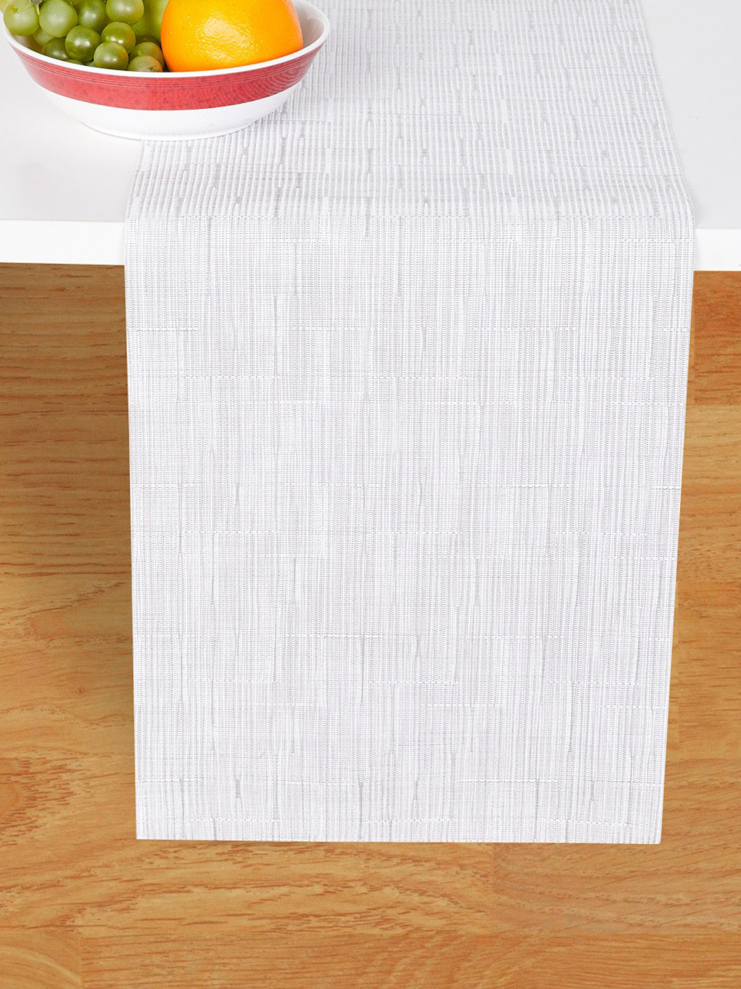 Buy Home Centre Grey Textured PVC Table Runner - Runners for Unisex ...