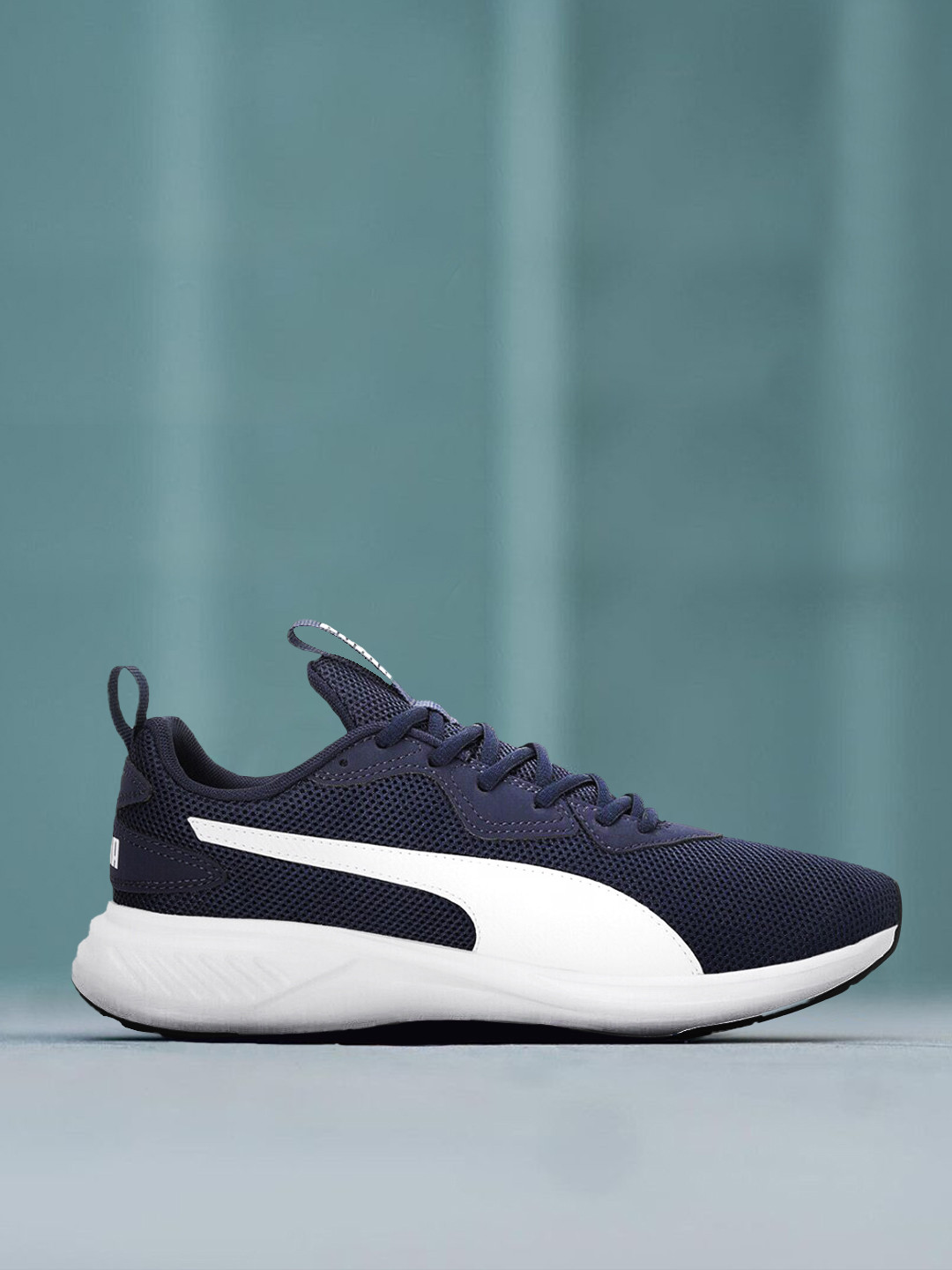 Buy Puma Unisex Navy Blue Textile Running Shoes - Sports Shoes for ...