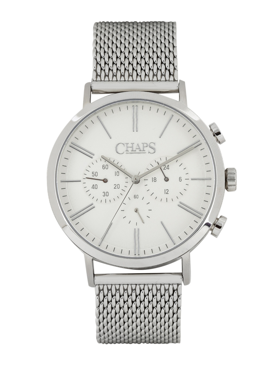 Buy CHAPS Men White Textured Chronograph Watch CHP7017I - Watches for ...
