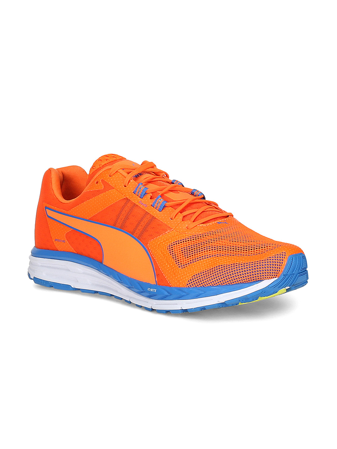 Buy Puma Men Orange Speed 500 IGNITE PWRCOOL Running Shoes - Sports ...