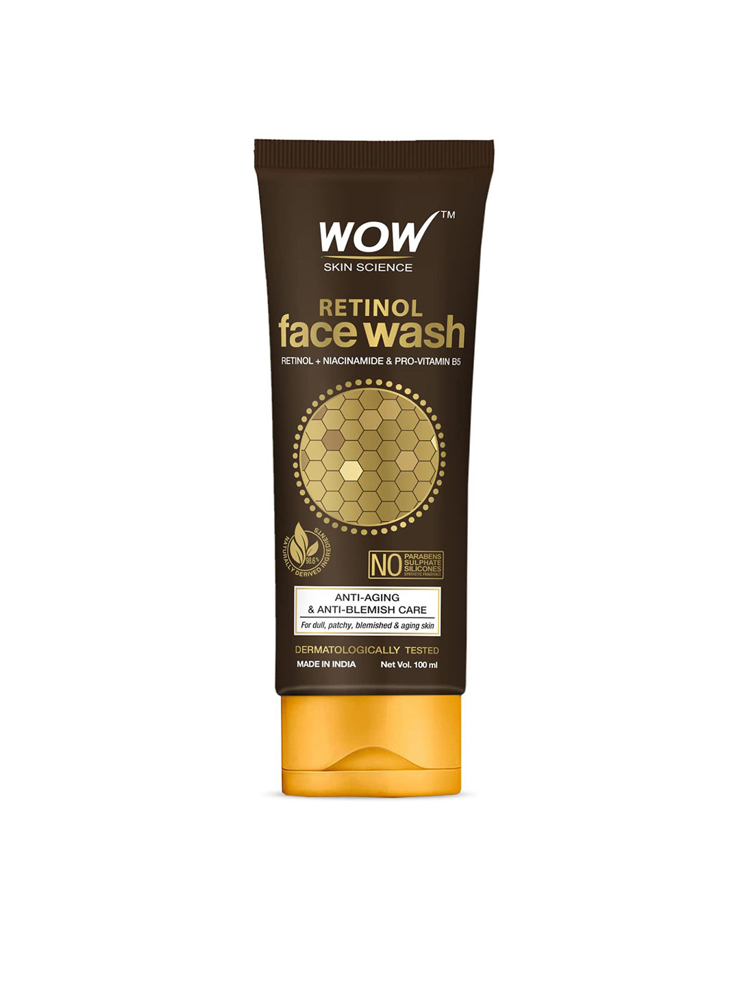 Buy WOW SKIN SCIENCE Retinol Foaming Face Wash With Argan Oil 100 Ml ...