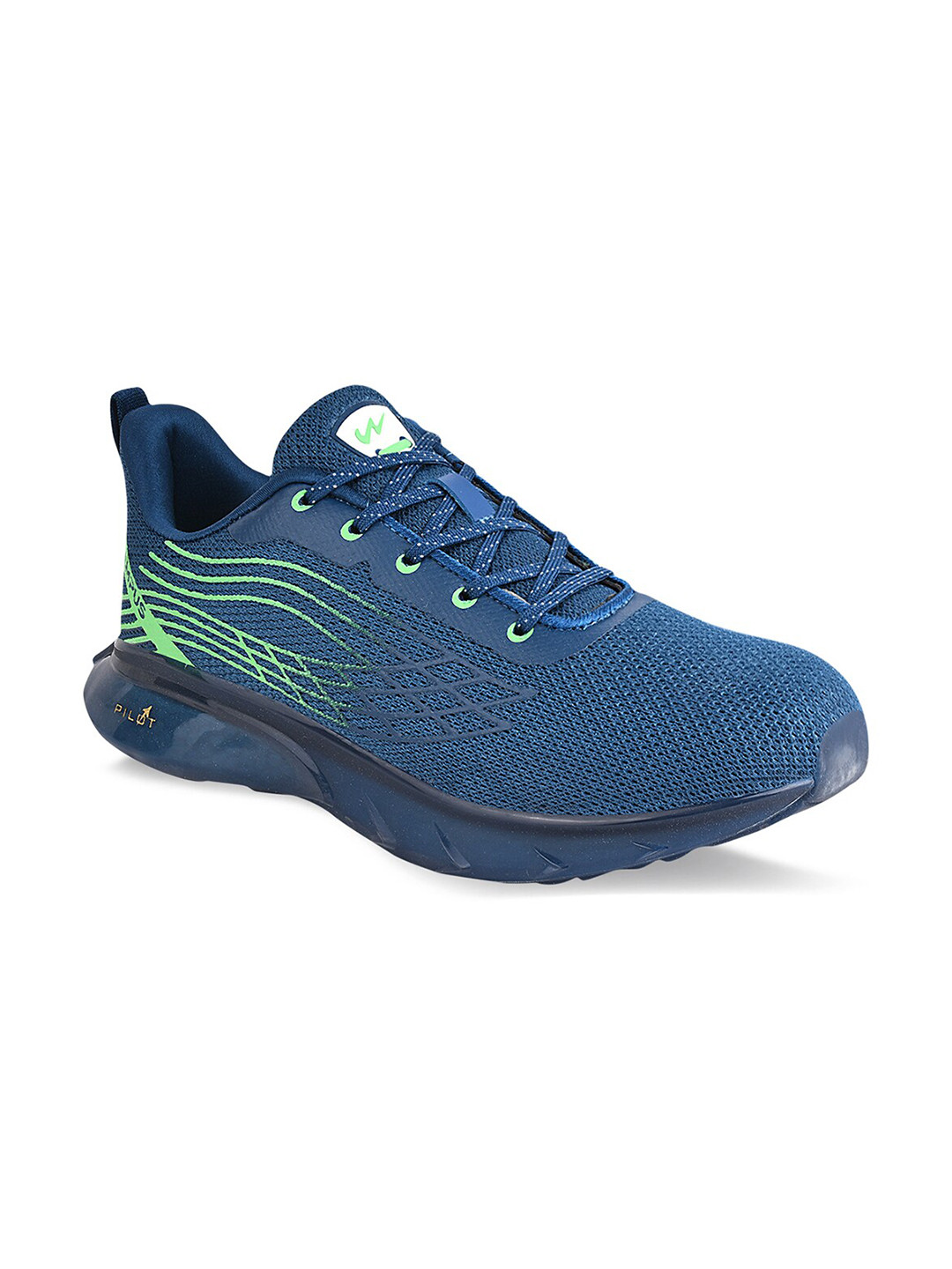 Buy Campus Men Blue Mesh Regular Running Shoes - Sports Shoes for Men ...
