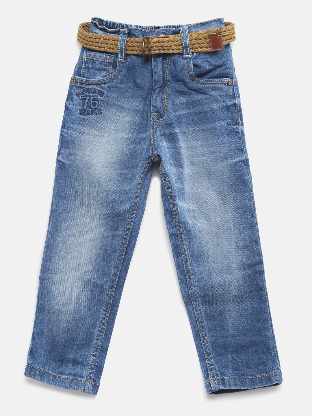 Buy RUFF Boys Blue Clean Look Jeans - Jeans for Boys 1760351 | Myntra