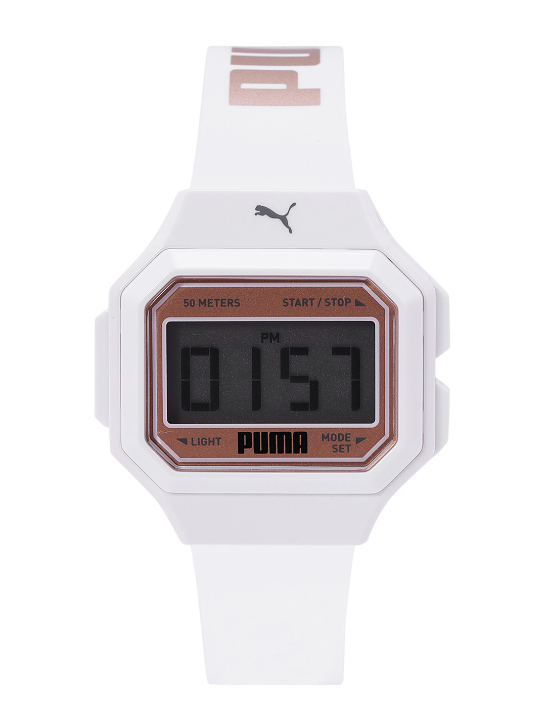 Buy Puma Women White Dial & White Straps Mini Remix Digital Watch P1056 ...