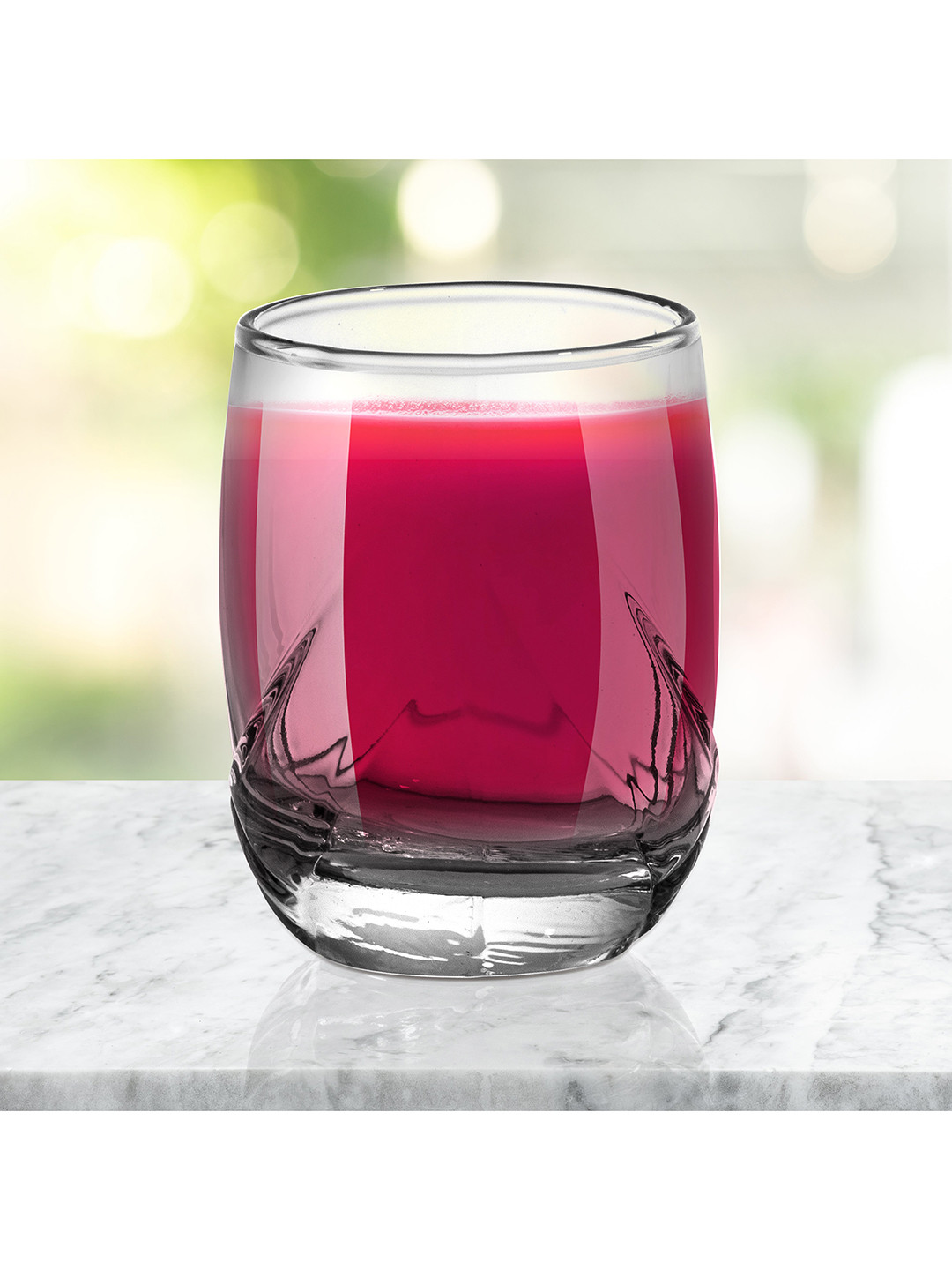 Buy Athome By Nilkamal Set Of 6 Transparent Solid Water Glasses 200 Ml ...