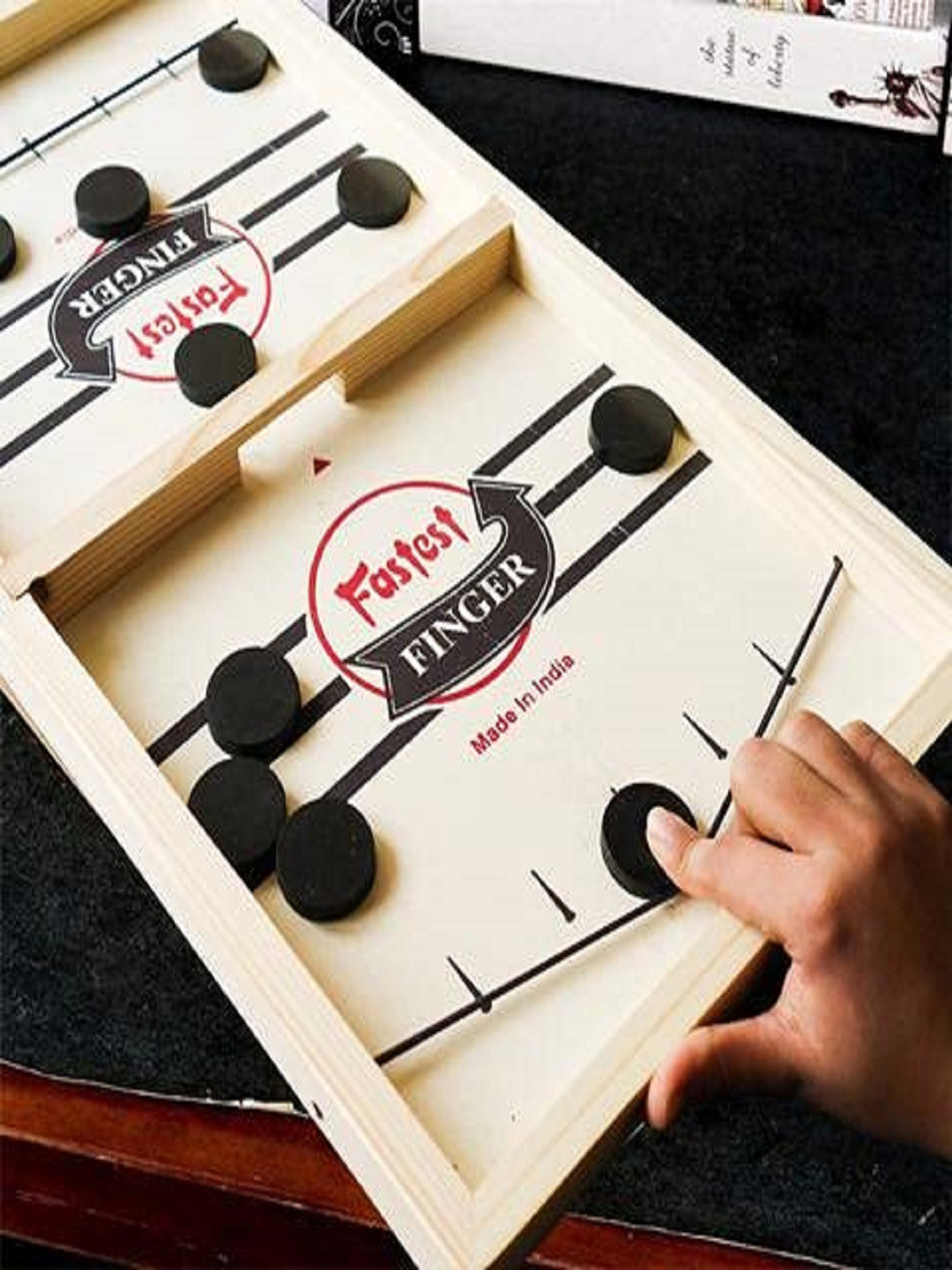 Buy CHOCOZONE Kids Tan Brown String Hockey Table Board Game - Activity ...